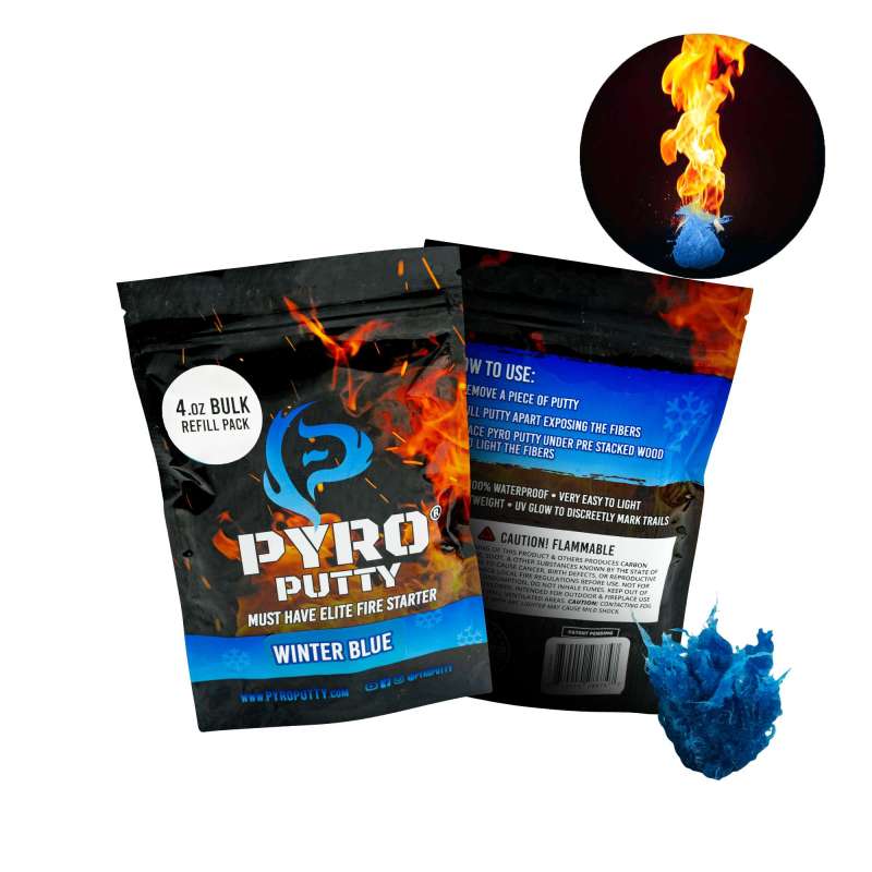 Pyro Putty 4 Oz Zip Bag Waterproof Fire Starter | Phone Skope